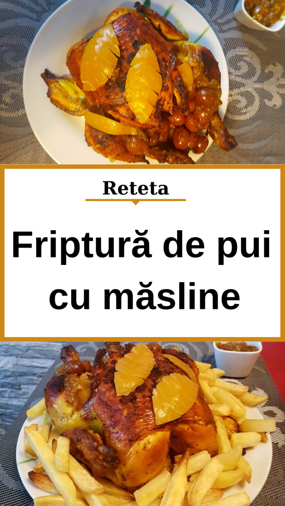 Friptură de pui cu măsline