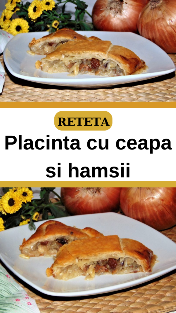 Placinta cu ceapa si hamsii